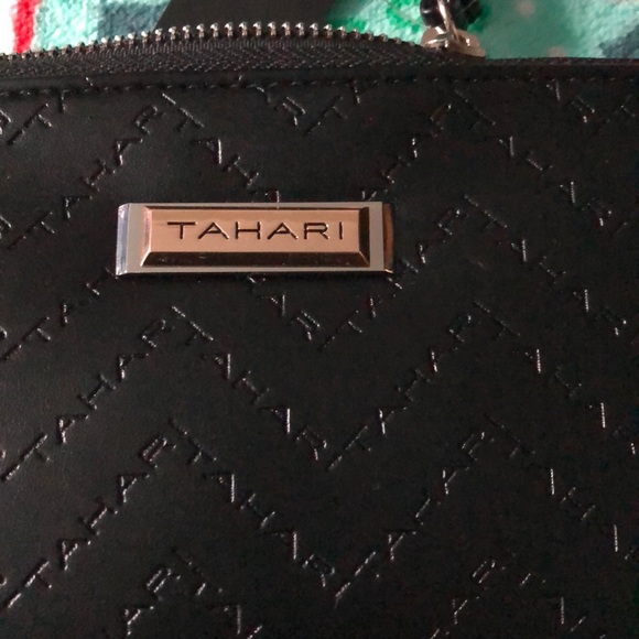 Tahari | Bags | Tahari Identity Protect Lining Logo Wristlet Nwt | Poshmark